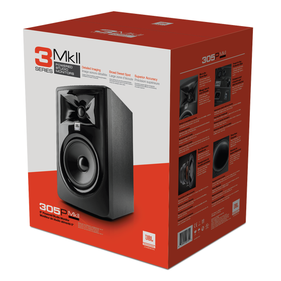 JBL 305P MkII | Powered 5" (12.7 cm) Two-Way Studio Monitor