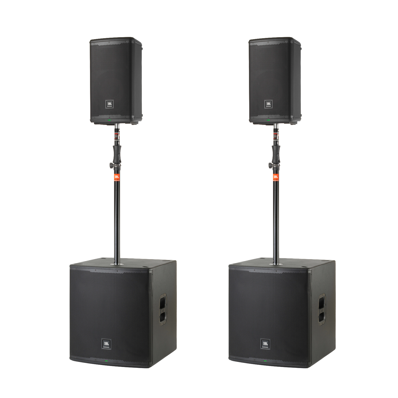 JBL EON710 + EON718S Bundle | 10-inch powered PA speakers with Bluetooth, 18-inch powered subs ...