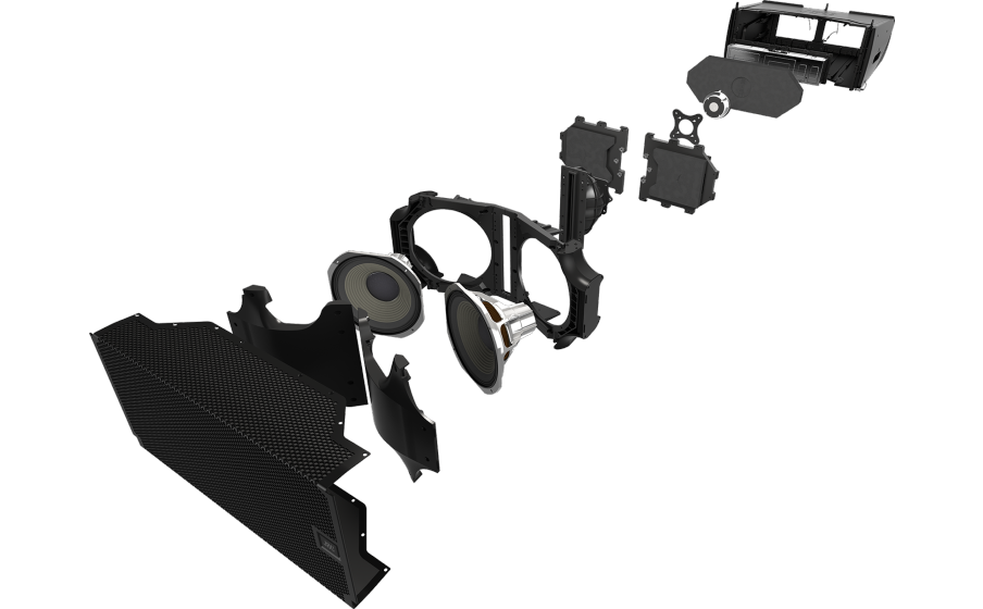 JBL SRX910LA | Dual 10-inch Powered Line Array Loudspeaker