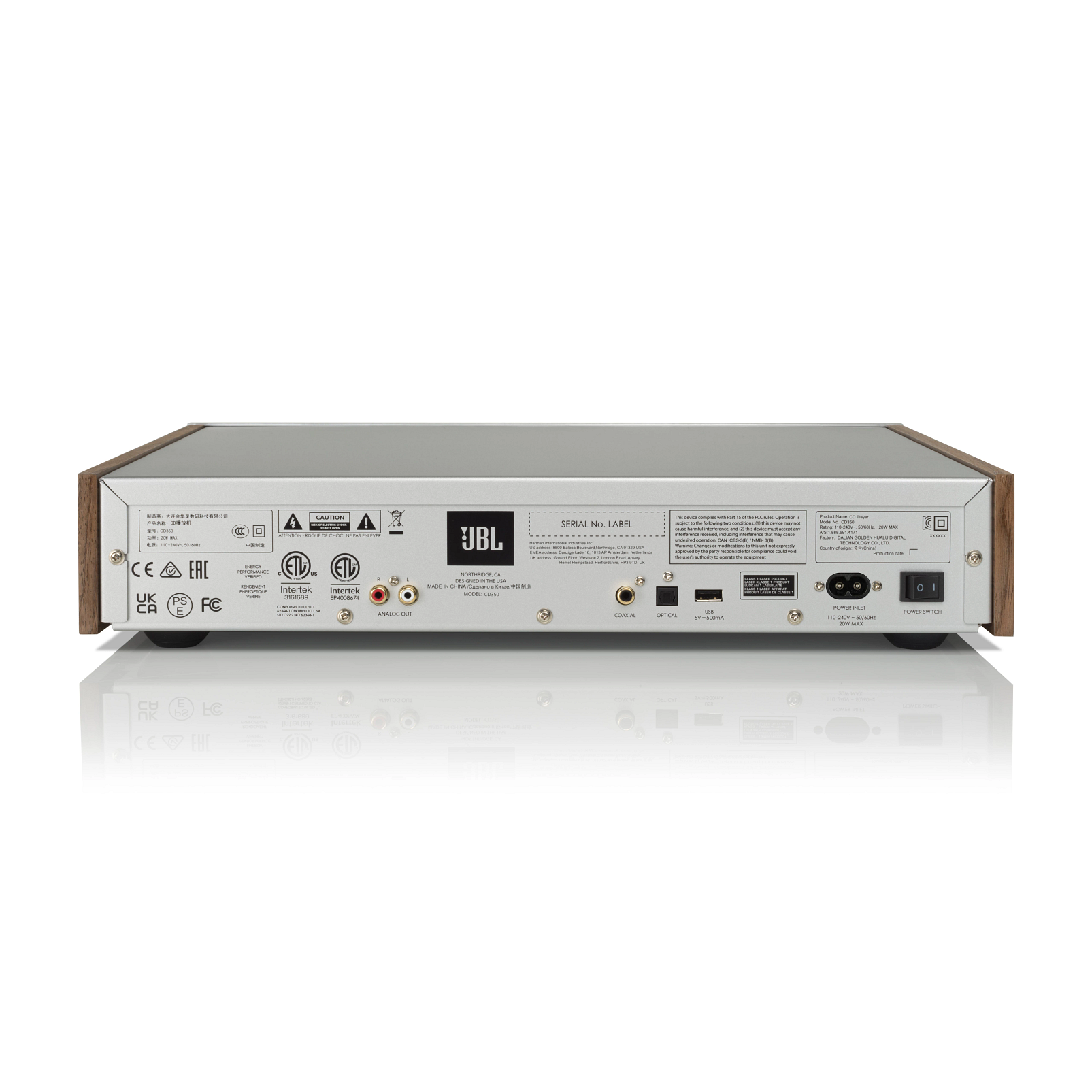 JBL CD350 Classic | Compact Disc Player