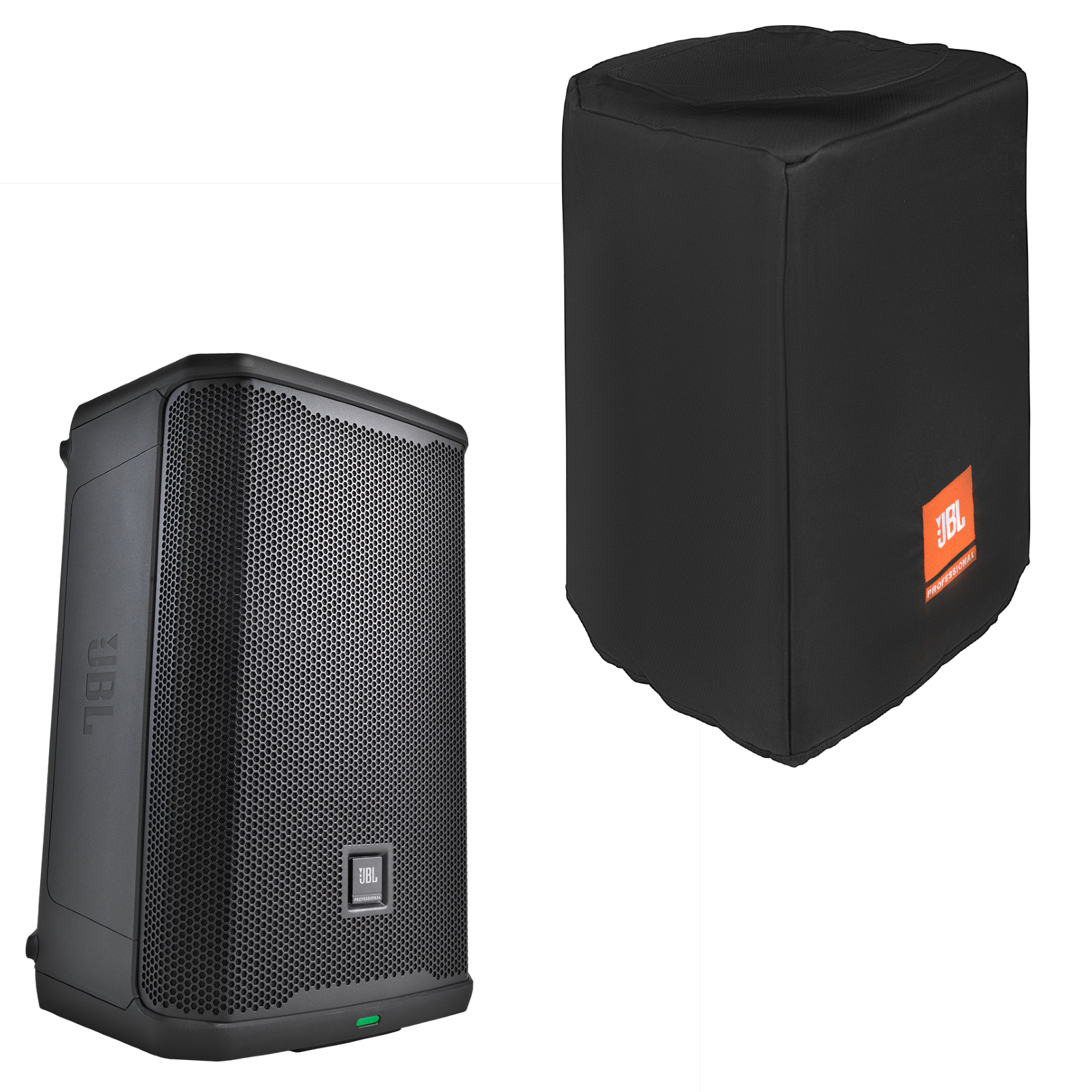 JBL PRX908 + Slip On Cover Bundle | Professional Powered Two-Way 8-Inch ...