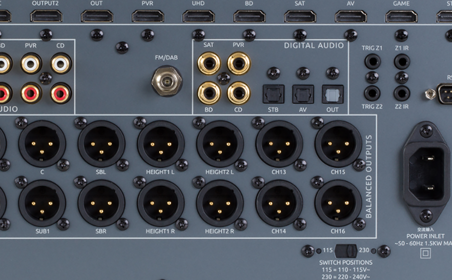 SDP-55 | 16-channel Immersive Surround Sound AV Preamplifier