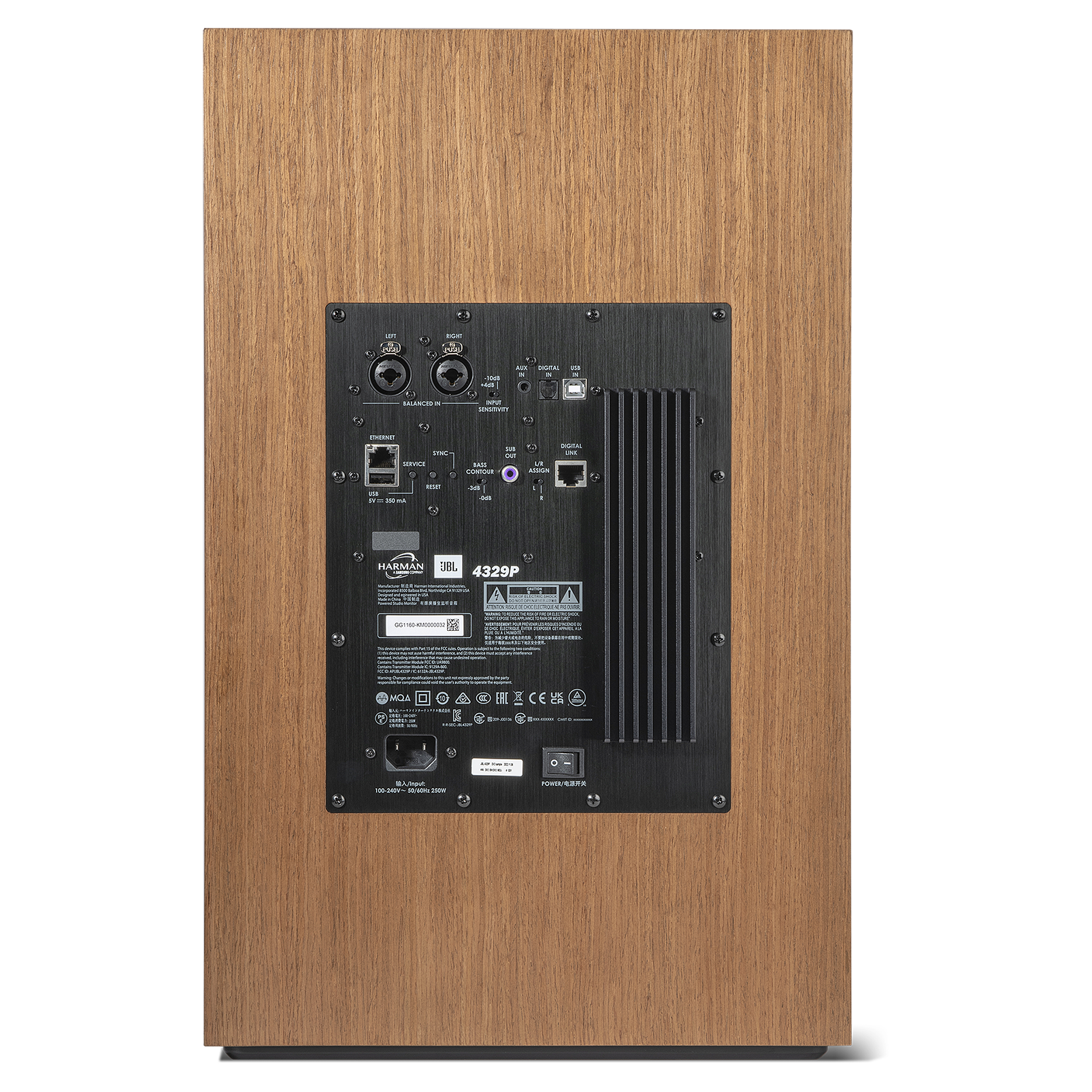 4329P Studio Monitor Powered Loudspeaker System | Powered Bookshelf ...