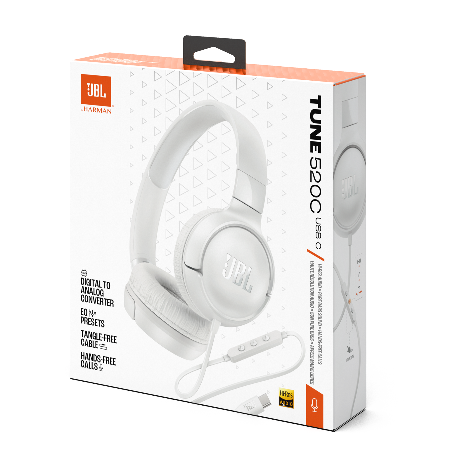 JBL Tune 520C USB-C | Hi-Res wired on-ear headphones