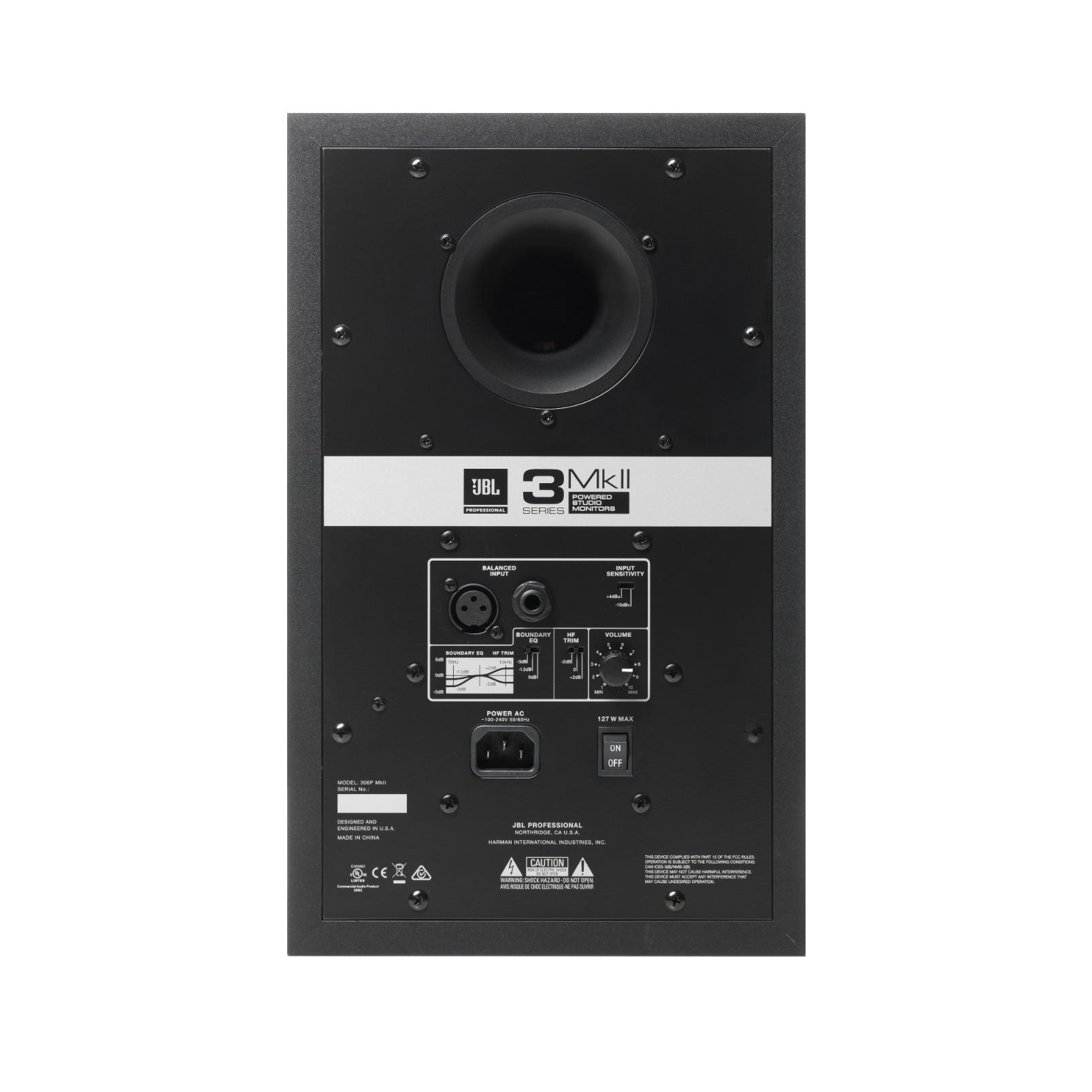 JBL 306P MkII | Powered 6" (15.24 cm) Two-Way Studio Monitor