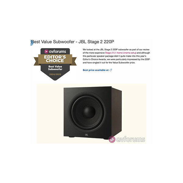 AVS Forum: Subwoofers 2024/25 - Editor's Choice Awards