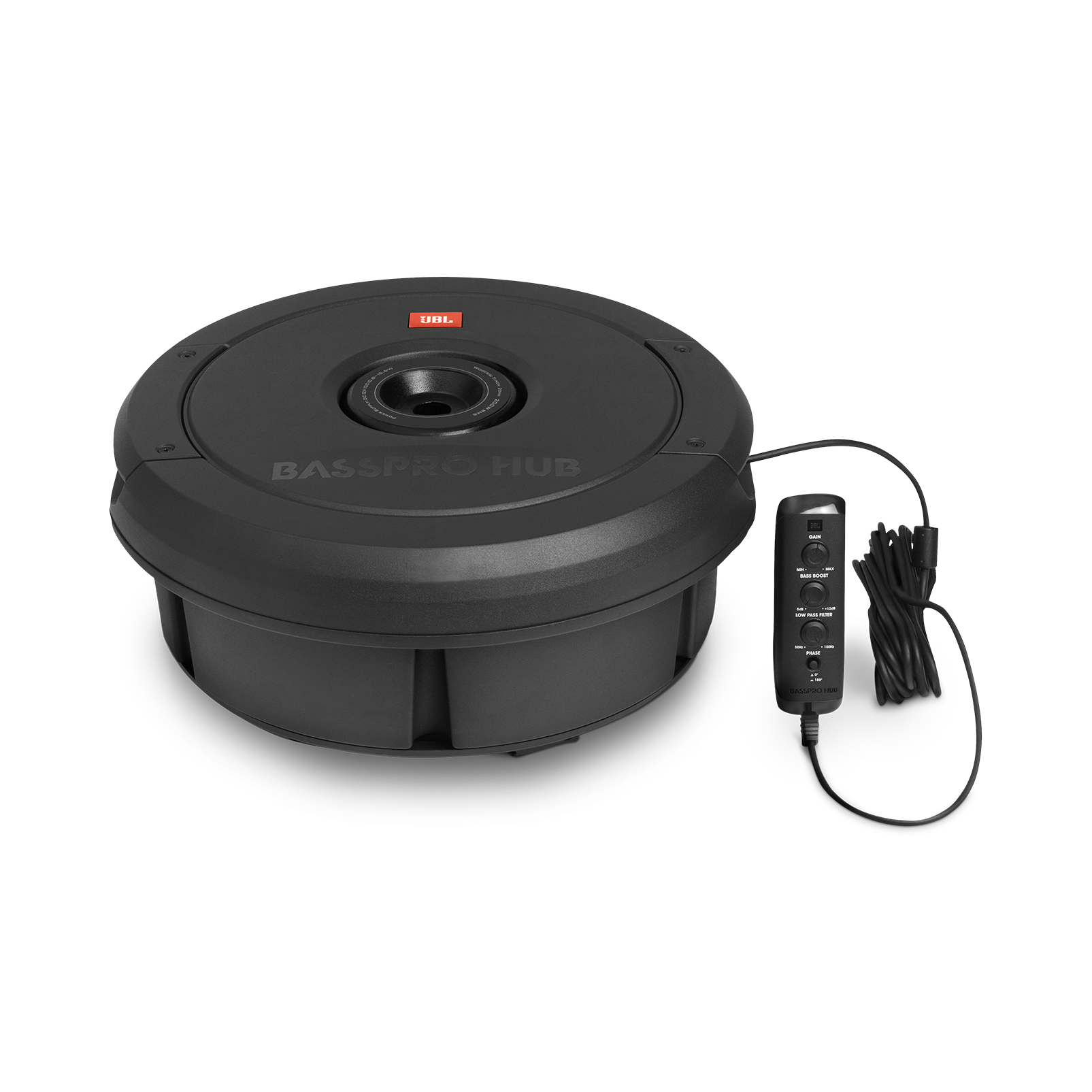 JBL BassPro Hub | 11" (279mm) Spare tire subwoofer with built-in 200W ...