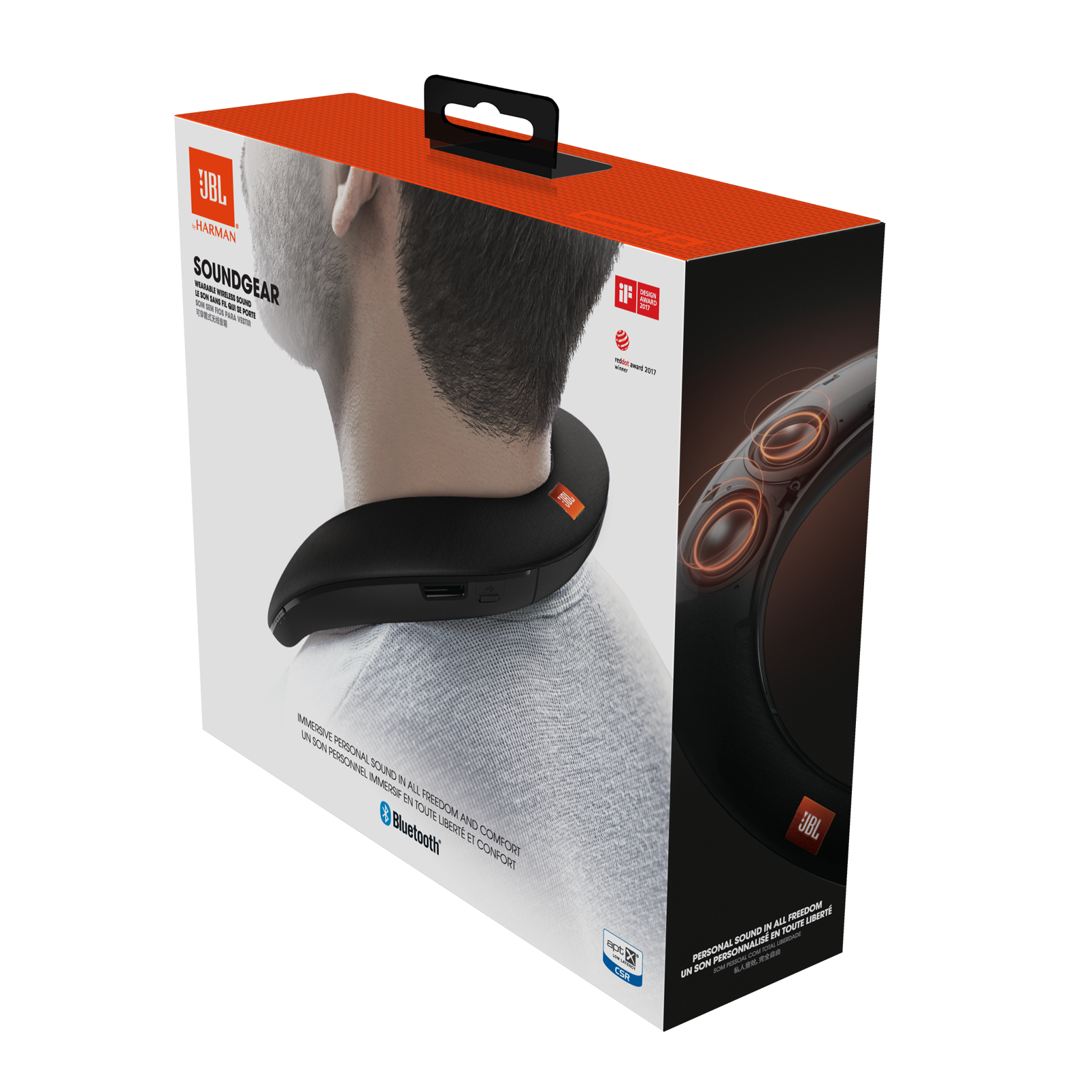 JBL SOUNDGEAR | Wearable wireless sound